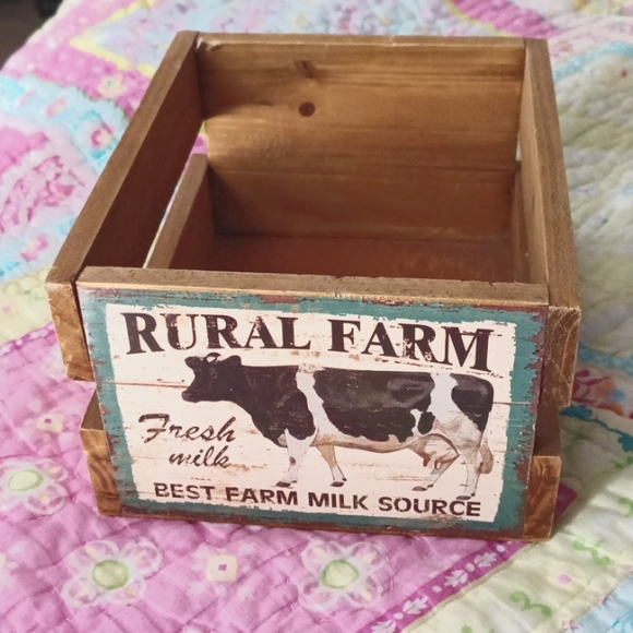 Storage & Organization | Farm Mini Milk Box | Poshmark